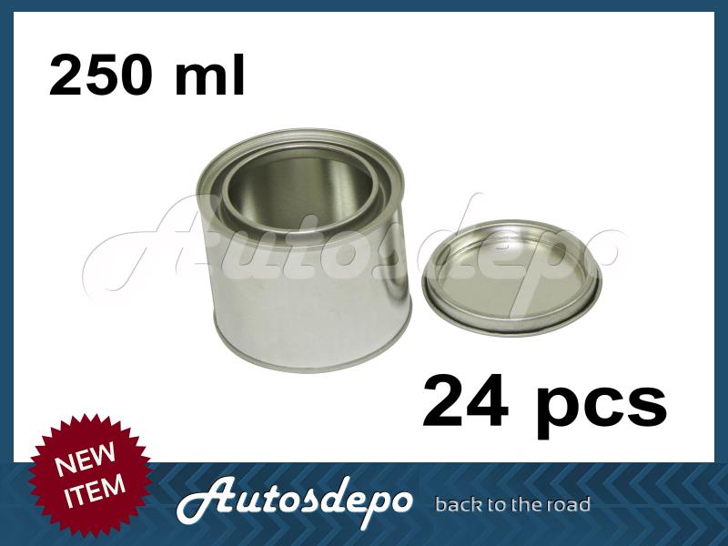 Pint, 500 ml Paint Tinplate Can (Screw Top Metal Cap and Plastic Cap ...