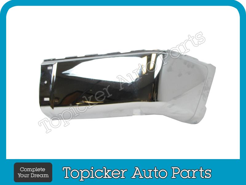 For 2007-2012 CHEVY SILVERADO REAR BUMPER CHR CAP/END IMPACT W/O SENSOR ...