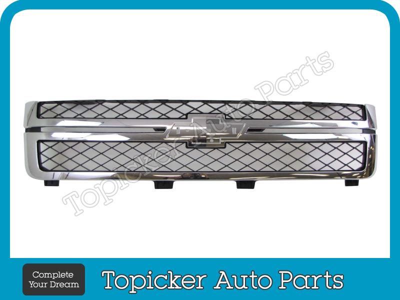 Rear Step Bumper Chrome Assy For 2011-2014 Silverado Heavy Duty Single ...
