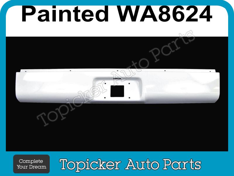 NEW Painted Summit White WA8624 Roll Pan W Kits For 99-07 Silverado ...